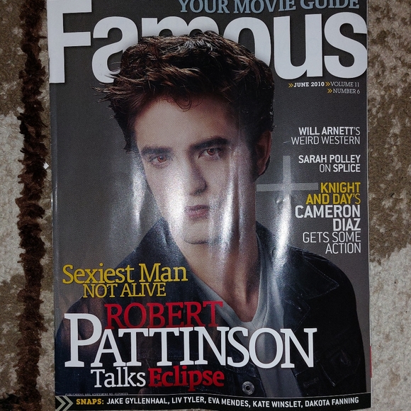 Other | Robert Pattinson Cover Famous Movie Guide | Poshmark